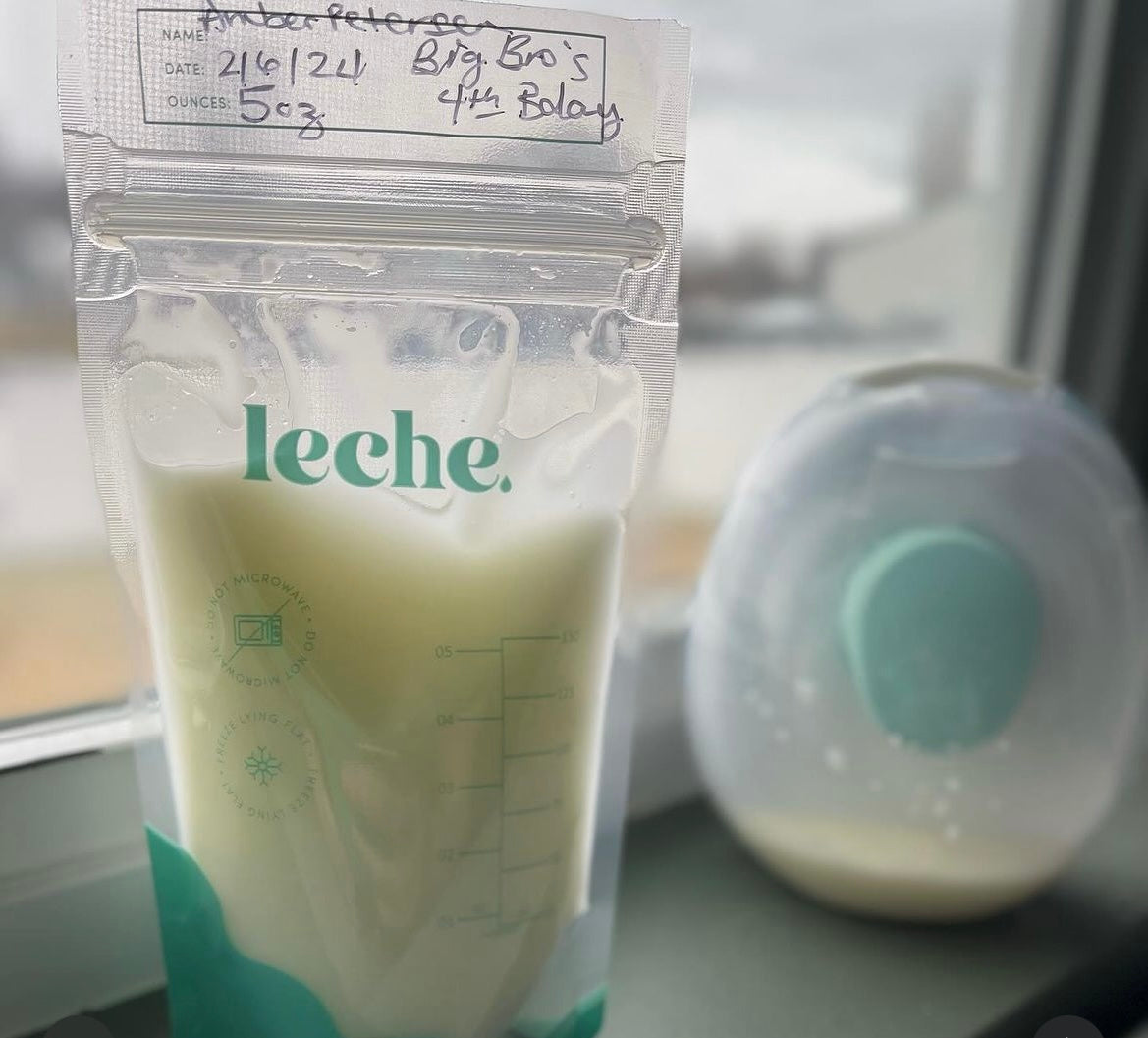 premium breast milk storage bag sample pack